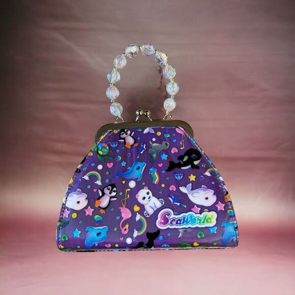 Lisa Frank | Bags | Lisafrank Baby Sea Animals Y2k Purse Hearts ...